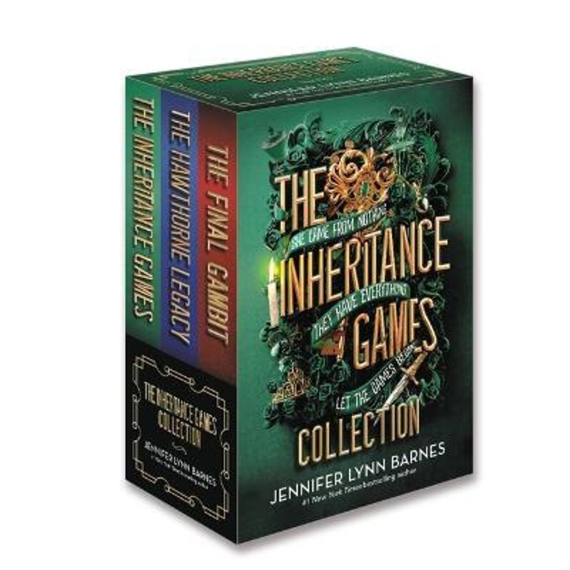 2022新精装 The Inheritance Games Collection英文原版遗产游戏套装3册詹妮弗·巴恩斯悬疑推理小说 ...