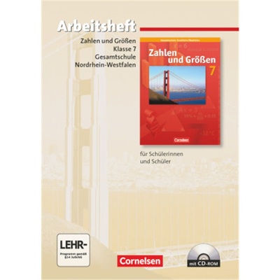 预订【德语】 Zahlen und Größen - Kernlehrpläne Gesamtschule Nordrhein-Westfalen - 7[9783060013432]