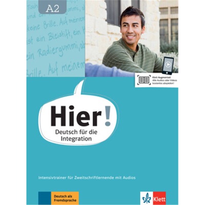 预订【德语】 Hier! A2 Intensivtrainer für Zweitschriftlernende mit Audios[9783126766913]