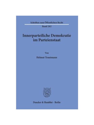 预订不退不换德语Innerparteiliche Demokratie im Parteienstaat.: