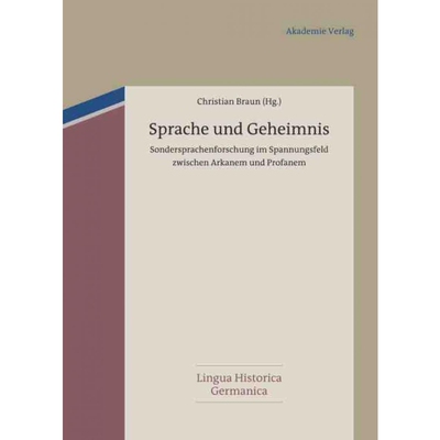 按需印刷不退不换DEG Sprache und Geheimnis[9783050059624]