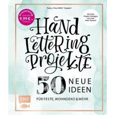 预订【德语】 Handlettering Projekte - 50 neue Ideen für Feste, Wohndeko und mehr:Mit Vorlagen in