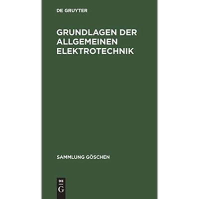 预订【德语】 Grundlagen der allgemeinen Elektrotechnik: