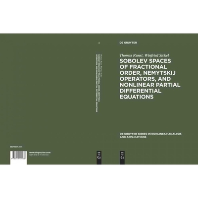 预订DGYT Sobolev Spaces of Fractional Order, Nemytskij Operators, and Nonlinear Partial Differential Equ