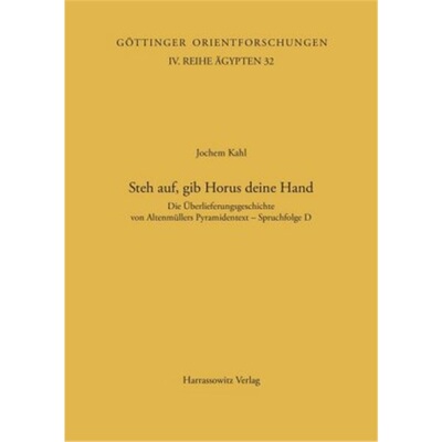 预订【德语】Steh auf, gib Horus deine Hand[9783447037952]