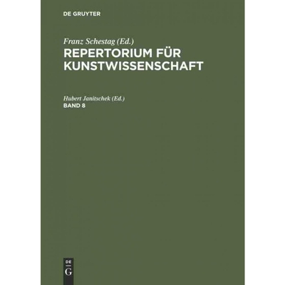 按需印刷不退不换DEG Repertorium für Kunstwissenschaft. Band 8[9783111075433]