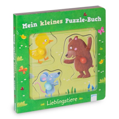 预订【德语】Mein kleines Puzzle-Buch. Lieblingstiere[9783401714660]
