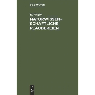 按需印刷不退不换DEG Naturwissenschaftliche Plaudereien[9783111298658]