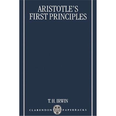 按需印刷不退不换Aristotle's First Principles[9780198242901]