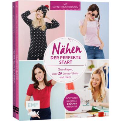 预订不退不换德语 Nähen - Der perfekte Start:Grundlagen, über 20 Jersey-Shirts und mehr - D
