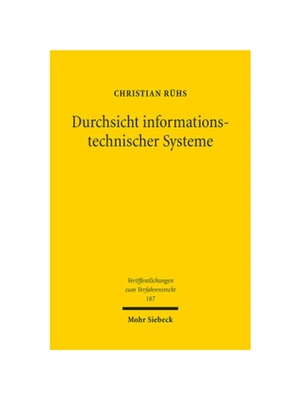 预订【德语】Durchsicht informationstechnischer Systeme:§ 110 Abs. 3 StPO im Lichte des IT-Grundrechts. Dissertationssch