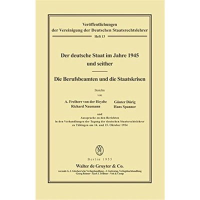 预订【德语】 Der deutsche Staat im Jahre 1945 und seit