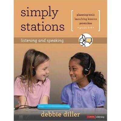 按需印刷不退不换Simply Stations: Listening and Speaking, Grades K-4[9781544367163]