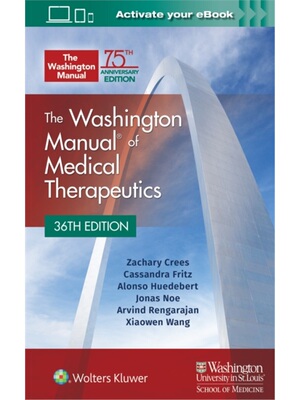 预订不退不换Washington Manual of Medical Therapeutics Paperback