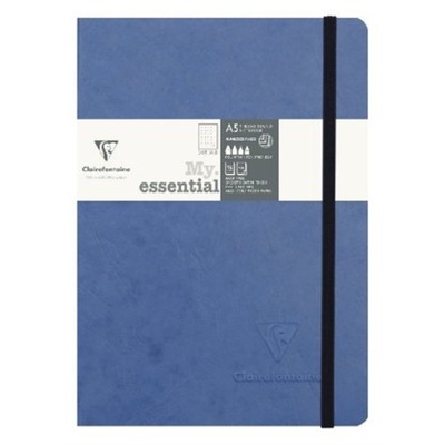 预订【德语】 Notizbuch Age Bag My.Essential A5 96 Blatt dot-linierteatur, Blau[3329687934345]