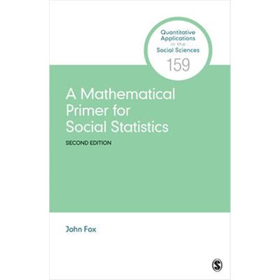 按需印刷不退不换A Mathematical Primer for Social Statistics[9781071833209]