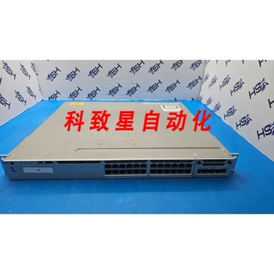 工业配件WS-C3850-24T-S CATALYST 24端口管理交换机带双 PSU+C38
