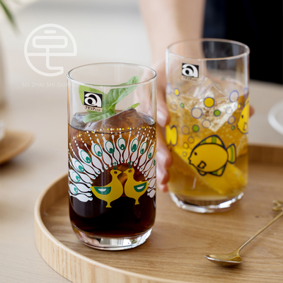 日本原装进口玻璃杯饮料杯