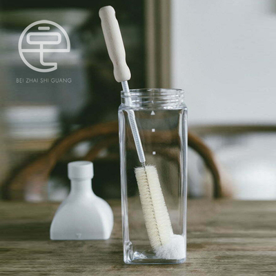 杯刷天花板。日本制marna长柄杯刷保温杯刷奶瓶刷清洁刷神器家用