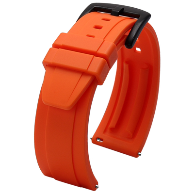 不沾尘氟橡胶手表带男加长