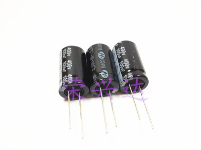 全新液晶电源 电解电容 400V100UF 100UF400V 体积：18X30、35