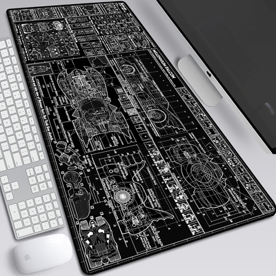 Batman黑暗骑士蝙蝠战车鼠标桌垫