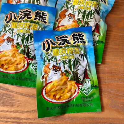 联谊小浣熊榨菜丝50g榨菜菜丝腌渍菜小袋包装