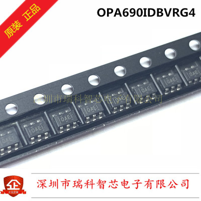 原装 OPA690IDBVR SOT23-6 丝印OAEI 禁用宽带电压反馈运算放大器