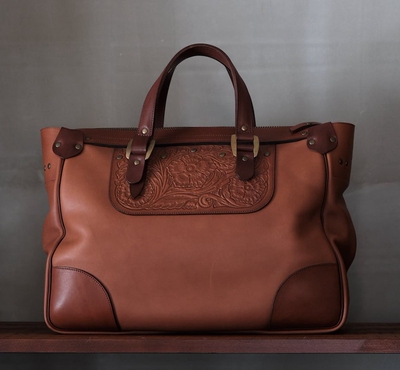 REDMOON男女皮雕手提包背包