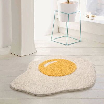 Poached Egg Carpet Anti-slip Floor Mat Ins Nordic Doormat So
