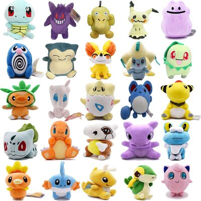 Plush Toys Mimikyu Cubone Charmander Raichu Psyduck Mew Ditt