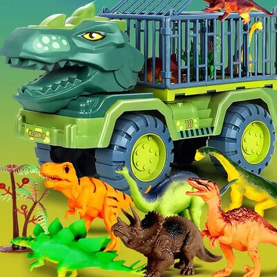 Tyrannosaurus Car Toy Dinosaurs Transport Car Carrier Truck