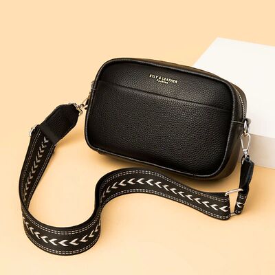 New Vintage Crossbody Cowhide Cell Phone Shoulder Bag Genuin