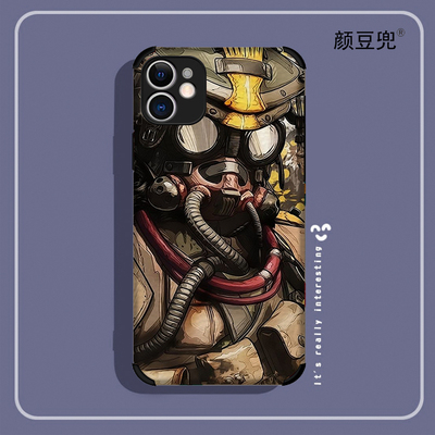 Apex英雄 寻血猎犬手机壳iPhone11适用12 Pro苹果XS MAXR皮纹8P软