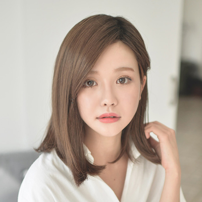 韩系LOB仿真大头皮时尚假发套