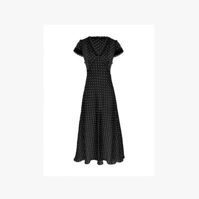 【新年福利 清仓秒杀】C-001M5711波点短袖连衣裙（卡胸围腰围）