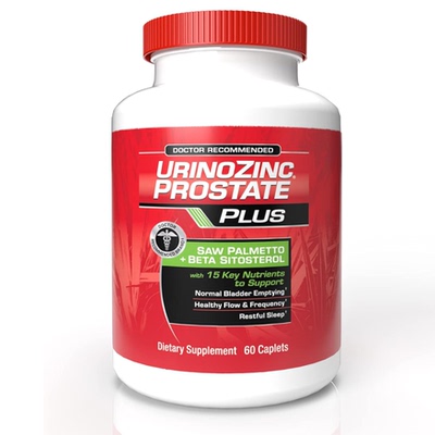 Urinozinc Prostate Plus Health Formula + Beta-Sitosterol，