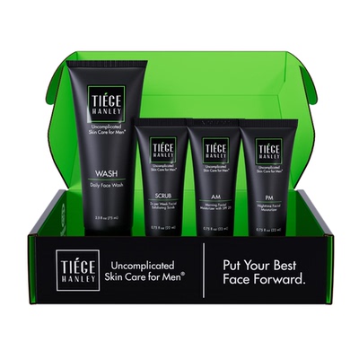 美国代购Tiege Hanley Men's Skin Care System Level 1、2、3