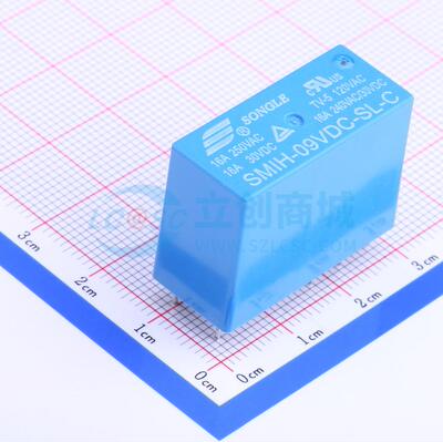 全新正品SMIH-09VDC-SL-C DIP,13x29.5mm 功率继电器配套 质量保
