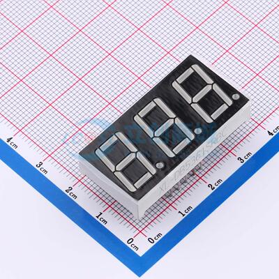 0.56数码管红色3位/共阳LED数码管XL-DB5361SRBC可开票