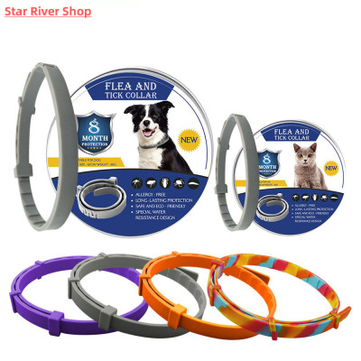 Pet Flea and Tick Collar for Dogs Cats Up To 8 Month Flea Ti
