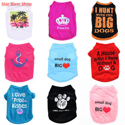 Pet Dog Clothes Summer Puppy Pet Clothing For Dog Vest Shirt