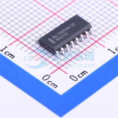 RS232芯片 MAX232DRG4 SOP-16 TI/德州 电子元器件配单 原装正品