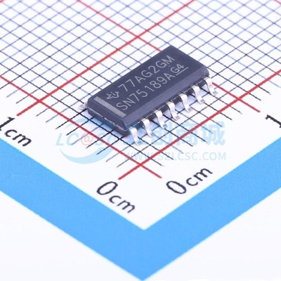 RS232芯片 SN75189ADR SOIC-14 TI/德州 电子元器件配单原装正品