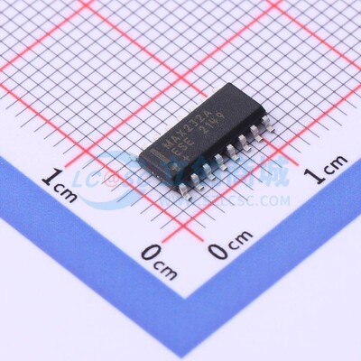 RS232芯片 MAX232AESE+ SOIC-16 MAXIM(美信) 电子元器件配单