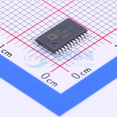 模数转换芯片ADC AD7176-2BRUZ TSSOP-24 ADI(亚德诺) 电子元器件