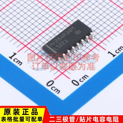 单稳态多谐振荡器 SN74LS221DR SOIC-16 TI/德州 电子元器件配单
