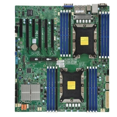 X11DPI-N-B 超微主板 支持2个intel 1代或 2代cpu 全新