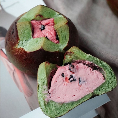 葡萄乳酪碱水球面包手作