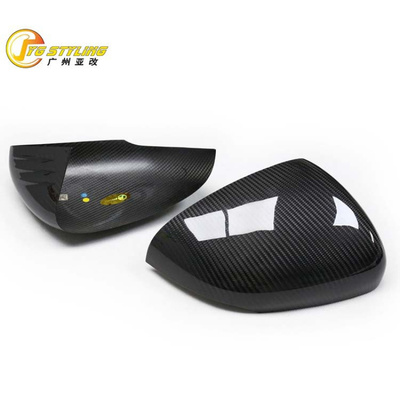 适用于奔驰ABCES级CLA GLC CLSW204 205 206 177干碳纤后视镜壳贴